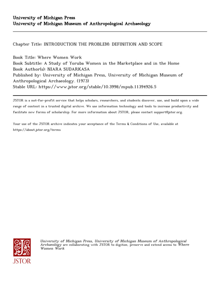 1.0 - Introduction The Problem - Definition and Scope | PDF | West ...