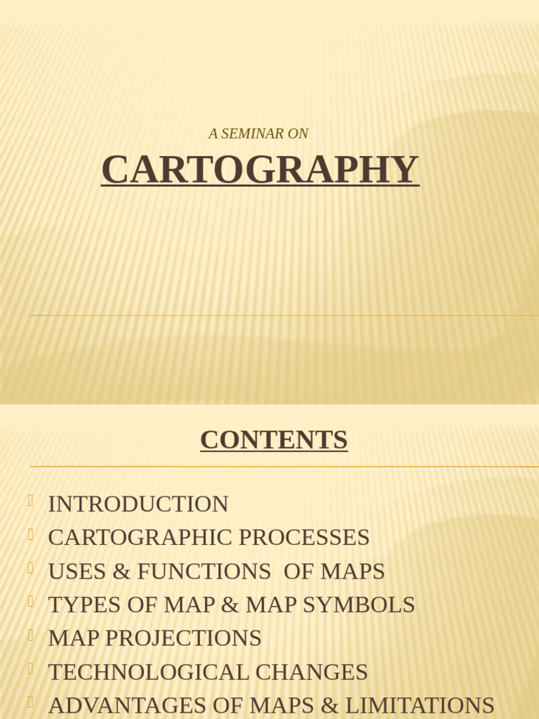 Cartography 170606133747 | PDF | Cartography | Map