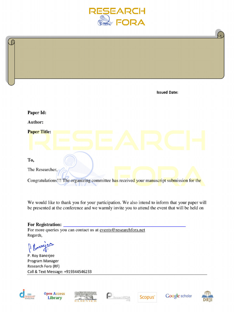 Researchfora 08 14 23619 | PDF | Business | Technology & Engineering