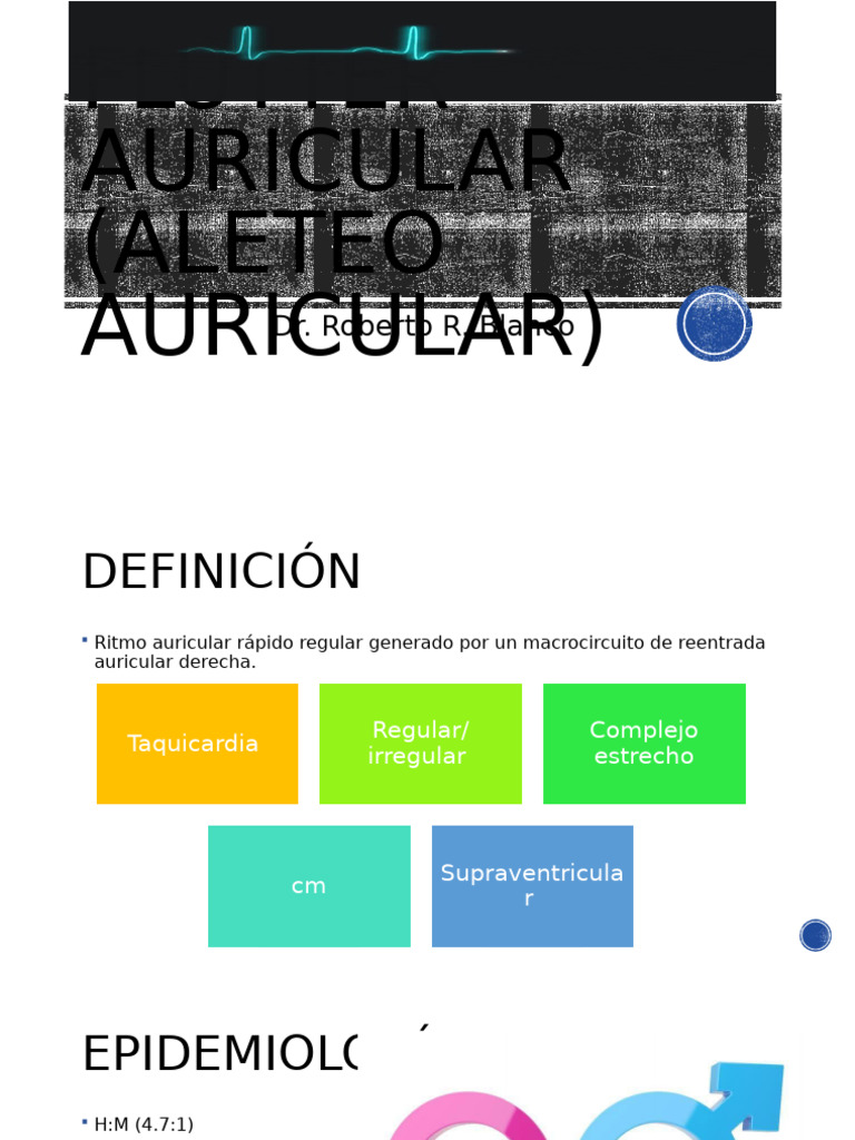 Flutter Auricular (Aleteo Auricular) Bupec | PDF | Fisiología ...