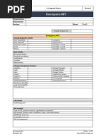 ITIL RFC Document Template | PDF | Risk | Business