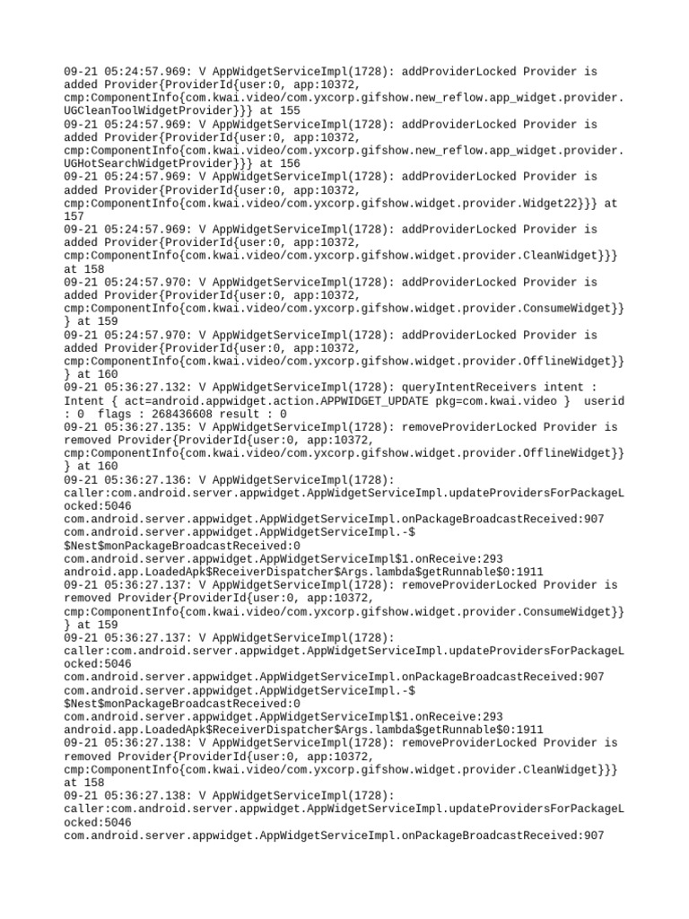 appwidget_history_log1 | PDF | Personal Digital Assistant | Information Appliances