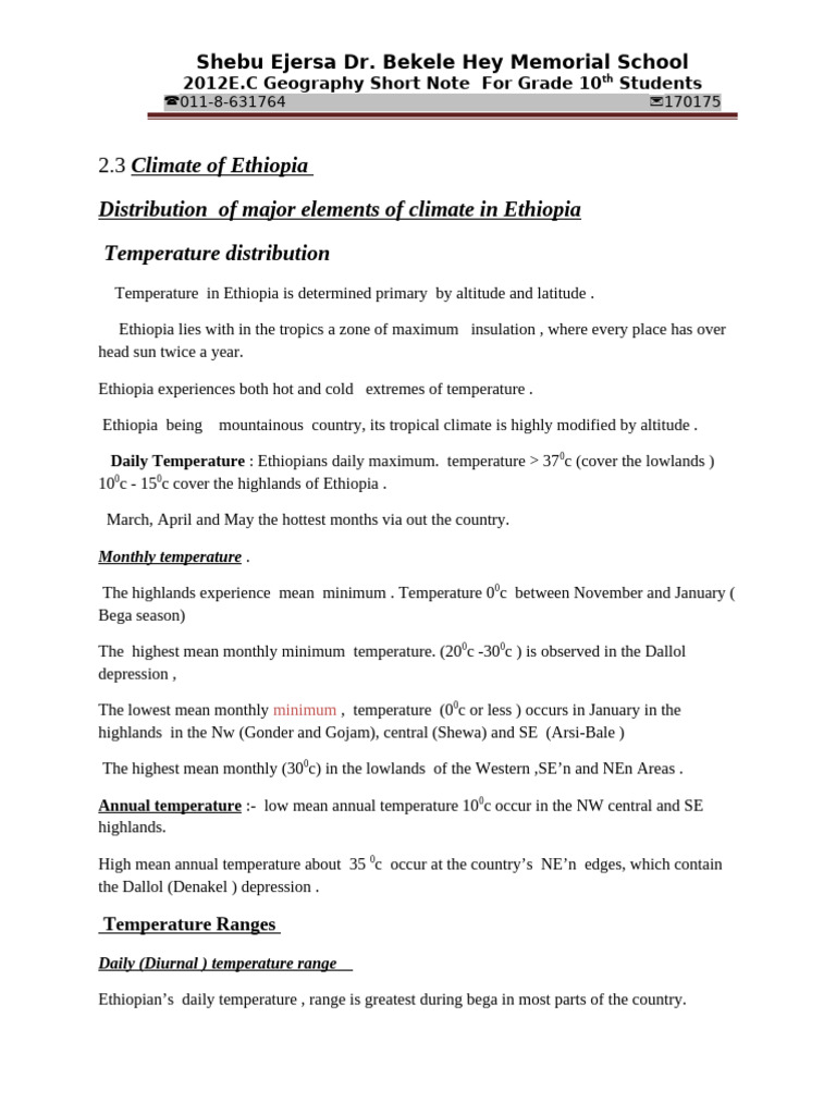 Geo 10 | PDF | Rain | Subtropics