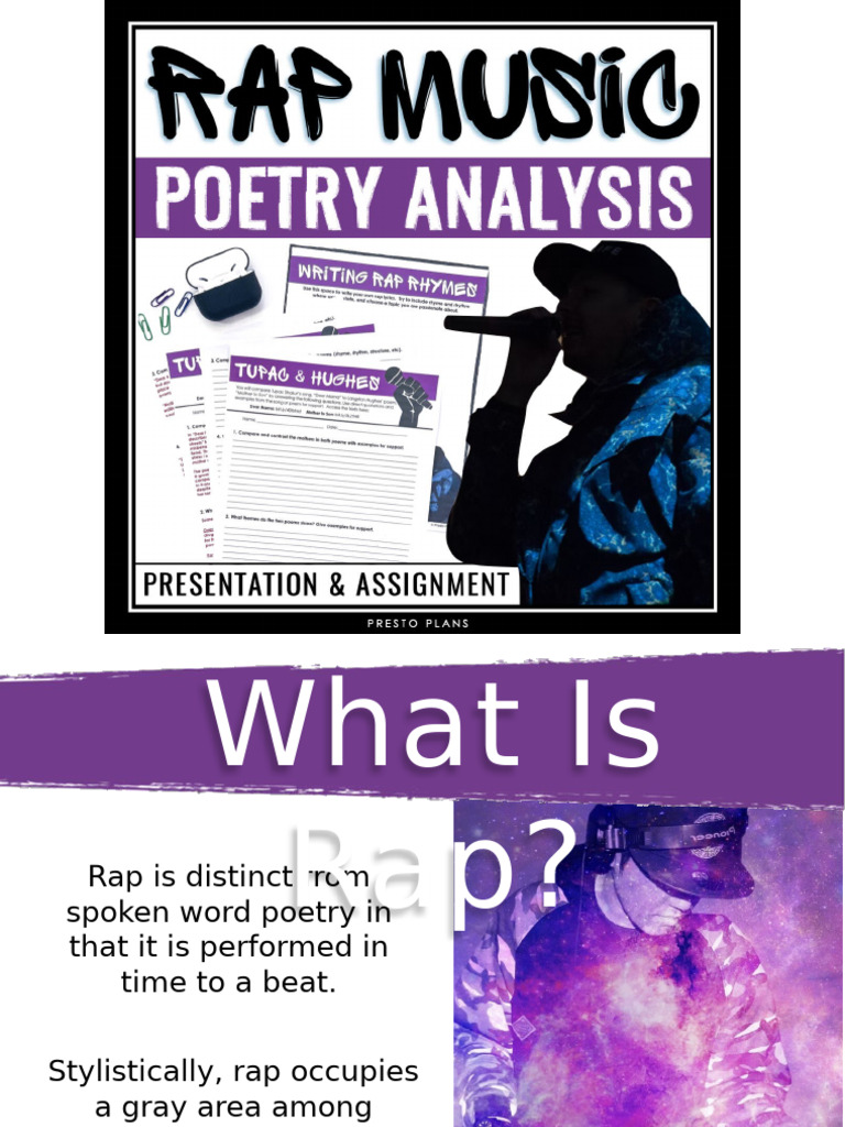 1 Poetry Rap Presentation | PDF | Hip Hop Music | Rapping