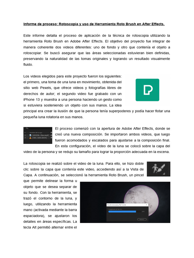 TP 4 Post - Producción Digital I | PDF | Luna