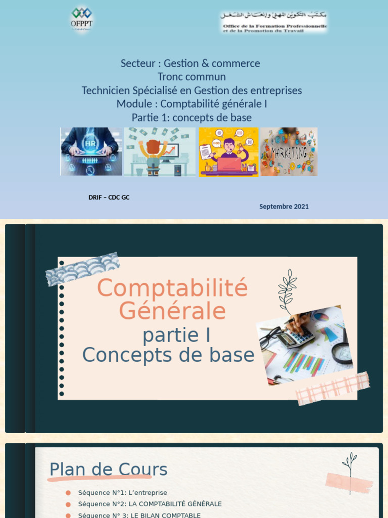 Concepts de base en comptabilité générale | PDF | Bilan comptable ...