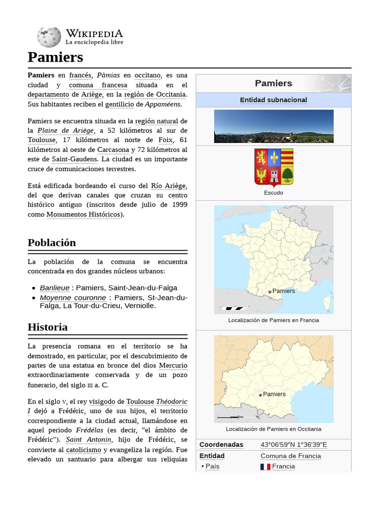 Pamiers | PDF | Viajes y turismo
