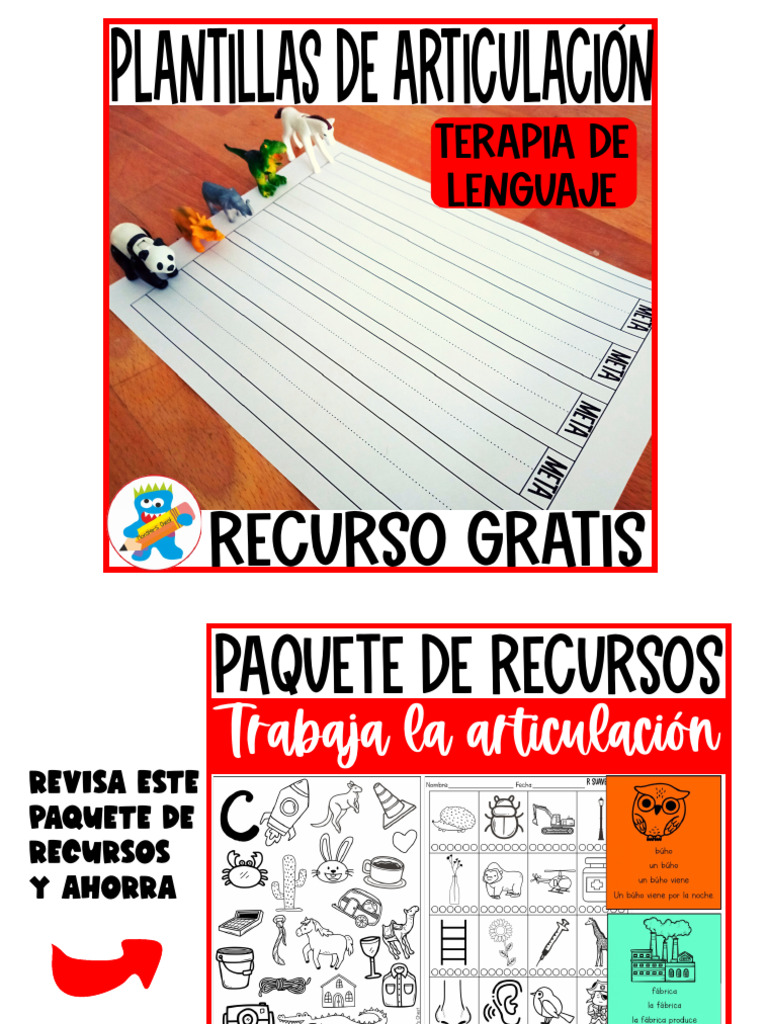 Plantillas de Articulacion | PDF