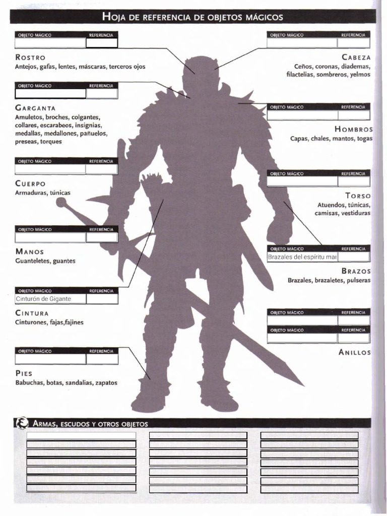 Filactelias y Objetos Mágicos en Warhammer | PDF