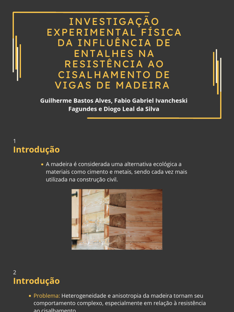 A Importância Do - 20241025 - 002834 - 0000 | PDF | Resistência dos materiais | Madeira