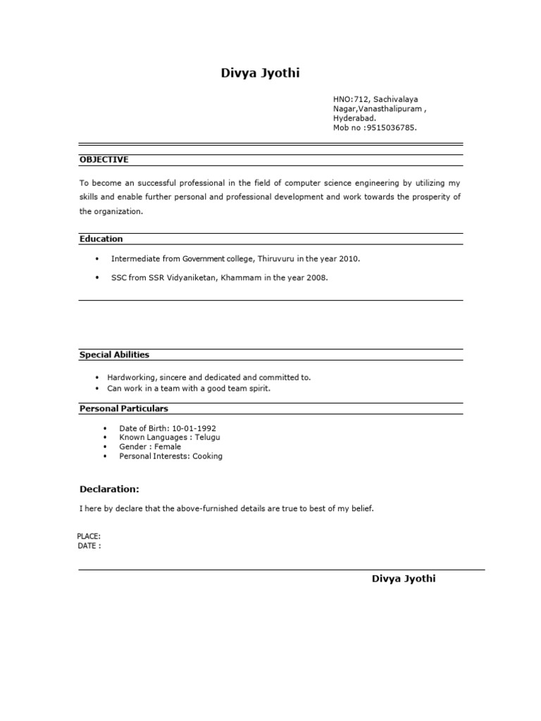 Divya Resume | PDF