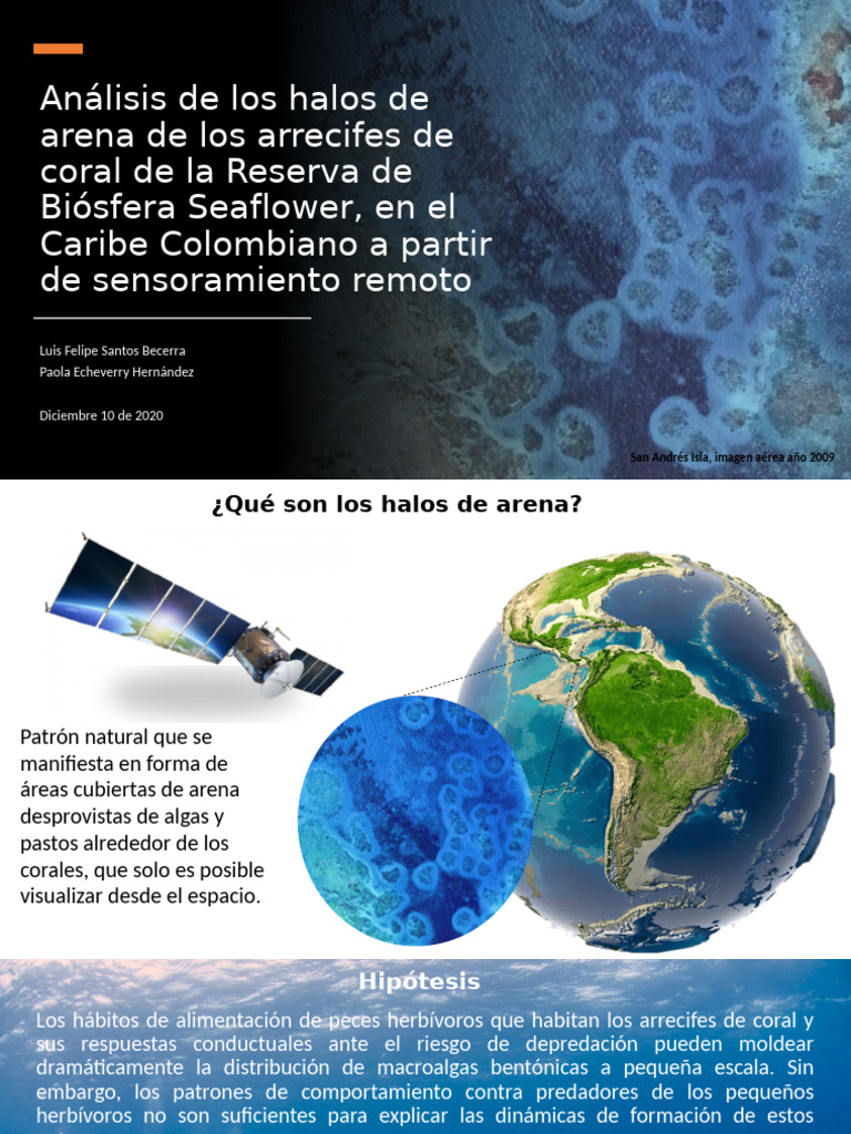 Halos de arena de arrecifes de coral | PDF | Colombia | Ciencias de la Tierra