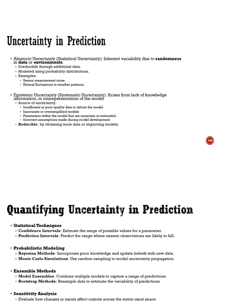 uncertainty_prediction | PDF | Statistics | Uncertainty