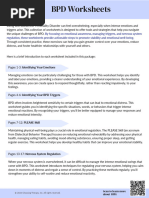 BPD Therapy Worksheets Tables | PDF | Borderline Personality Disorder ...