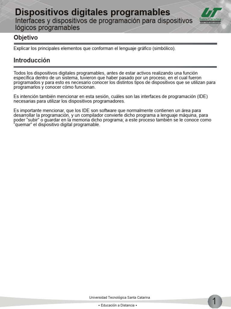 Sesión 2 Interfaces y Dispositivos de Programación para Dispositivos ...