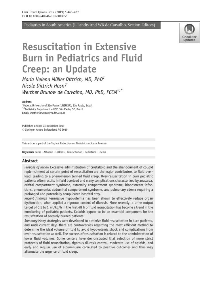 Reanimacion en El Gran Quemado Ped y El Creepy Fluid | PDF | Burn ...