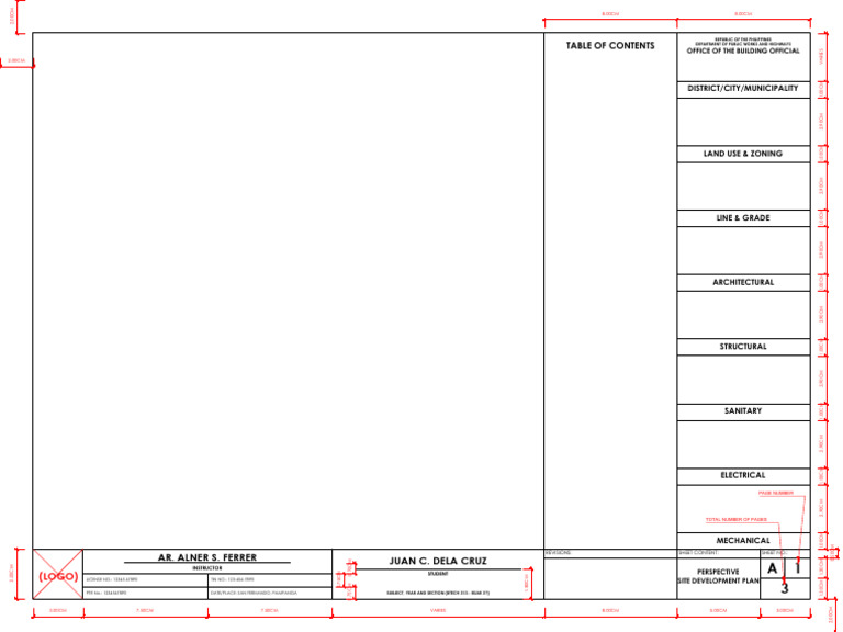 A1 and TITLE BLOCK FORMAT | PDF