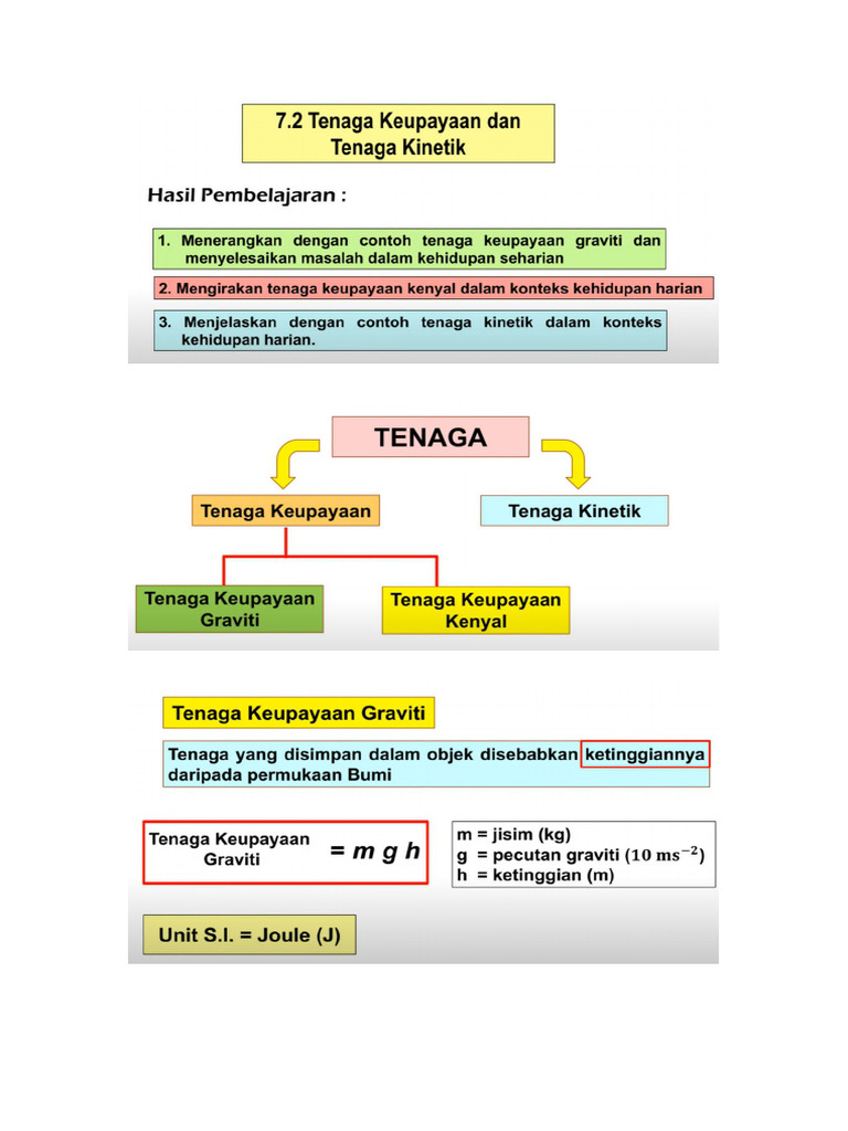 Tenaga Kinetik | PDF