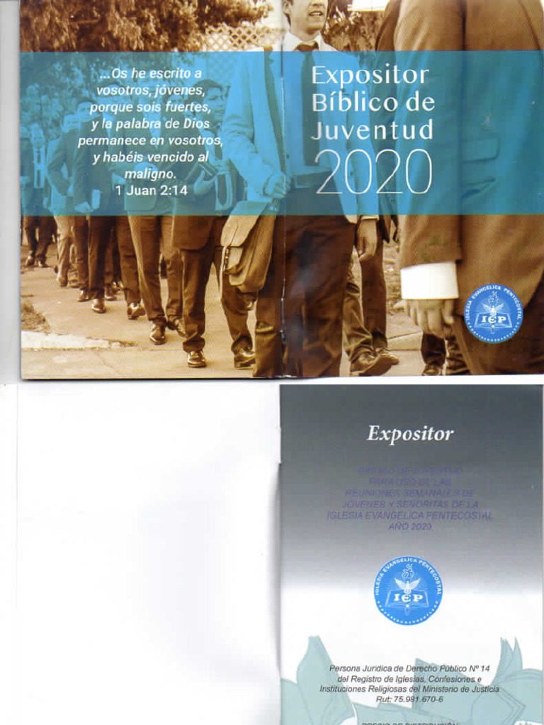 Expositor Bíblico de Juventud 2020 IEP | PDF