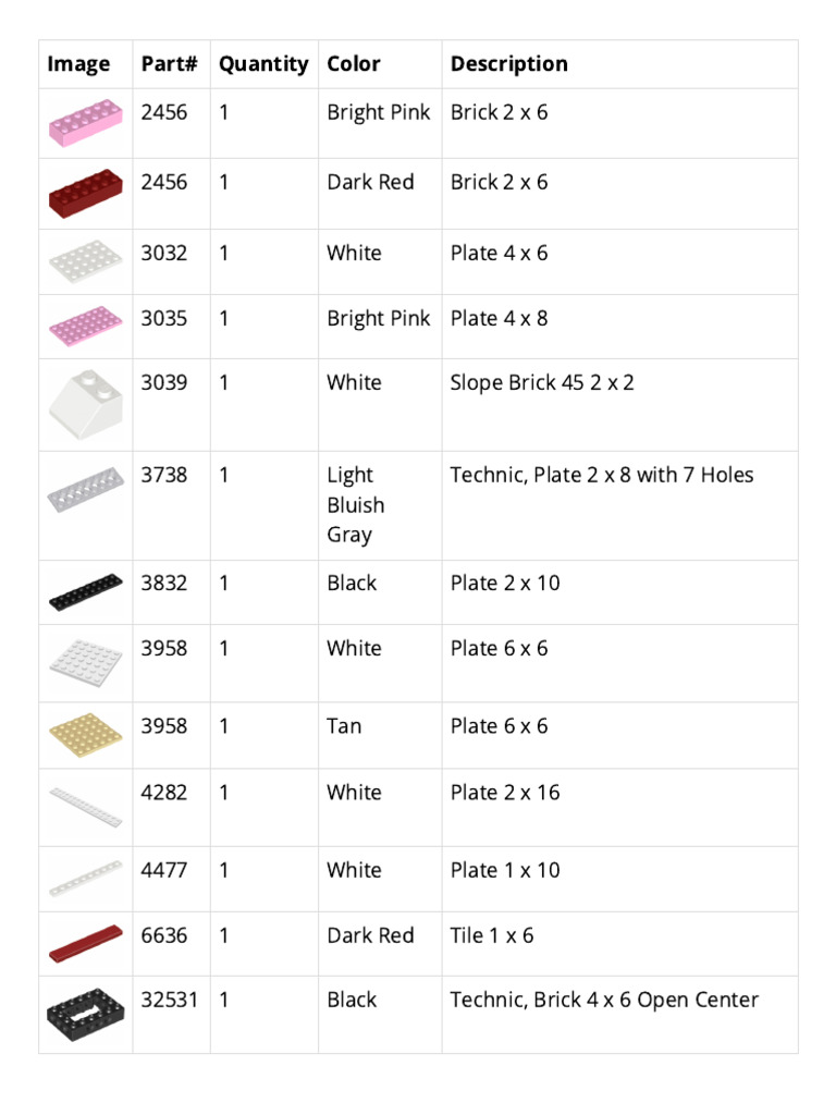 Angry Ghost Parts List | PDF | Color | Red