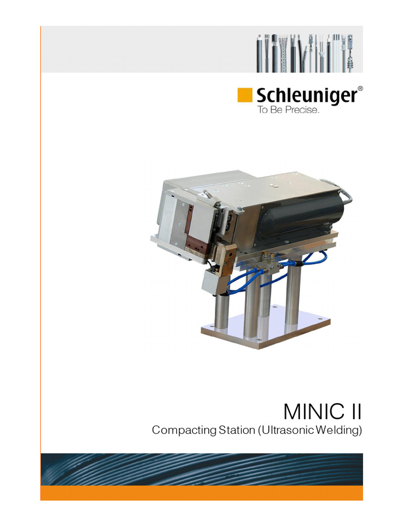 MINIC II Ultrasonic Welding Station | PDF | Power Supply | Electronics