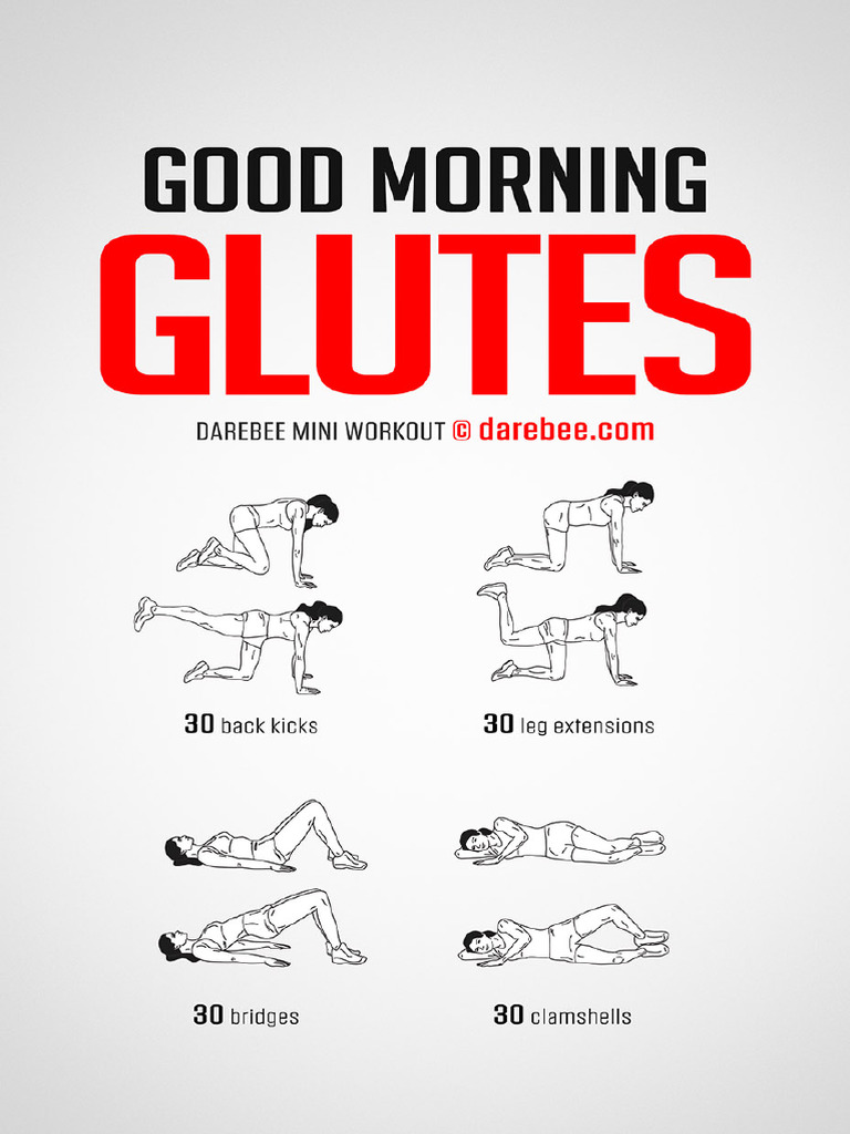 Good Morning Glutes Workout | PDF