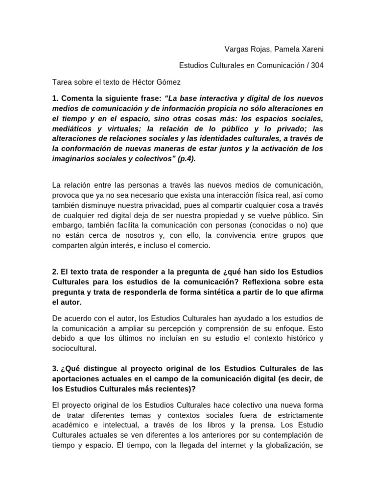 Texto de Hector Gomez | PDF