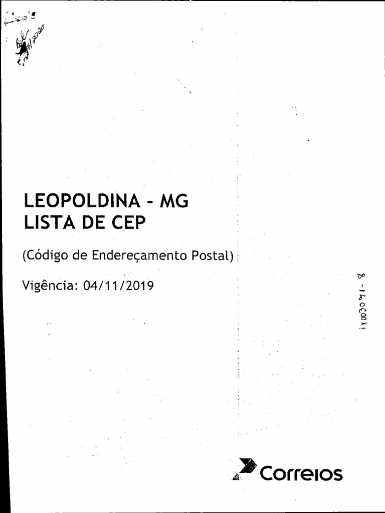 Lista de Cep Atualizados - PDF Pesquisável | PDF | Brasil