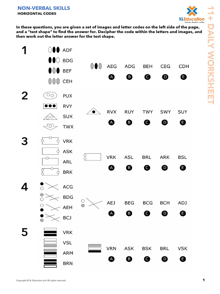 128 Week43 XLEducation Daily Worksheet NVR&SR 25102024 | PDF