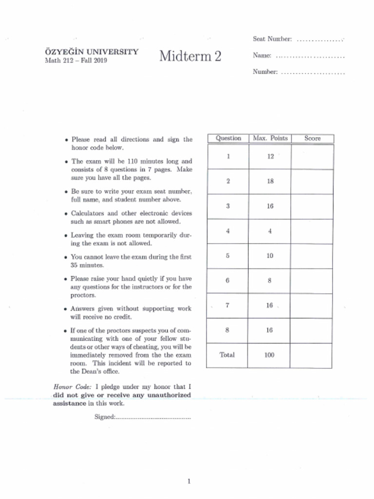 212 Fall 2019 Midterm2 Solution Key Pdf