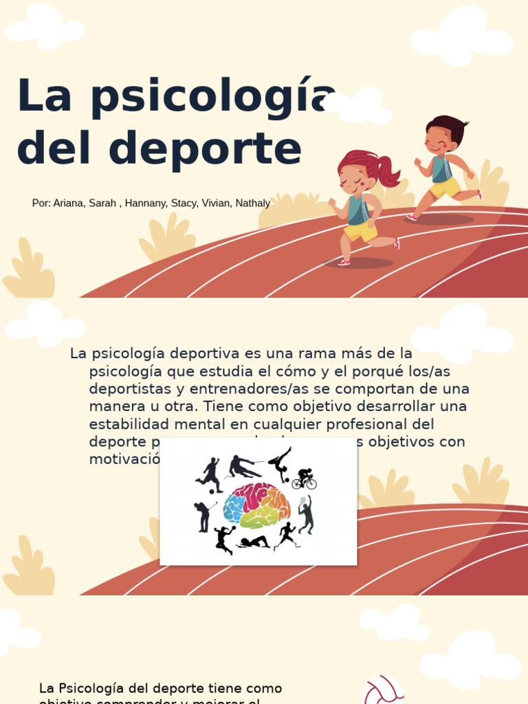 La Psicologia Del Deporte 1 | PDF | Sicología | Motivación