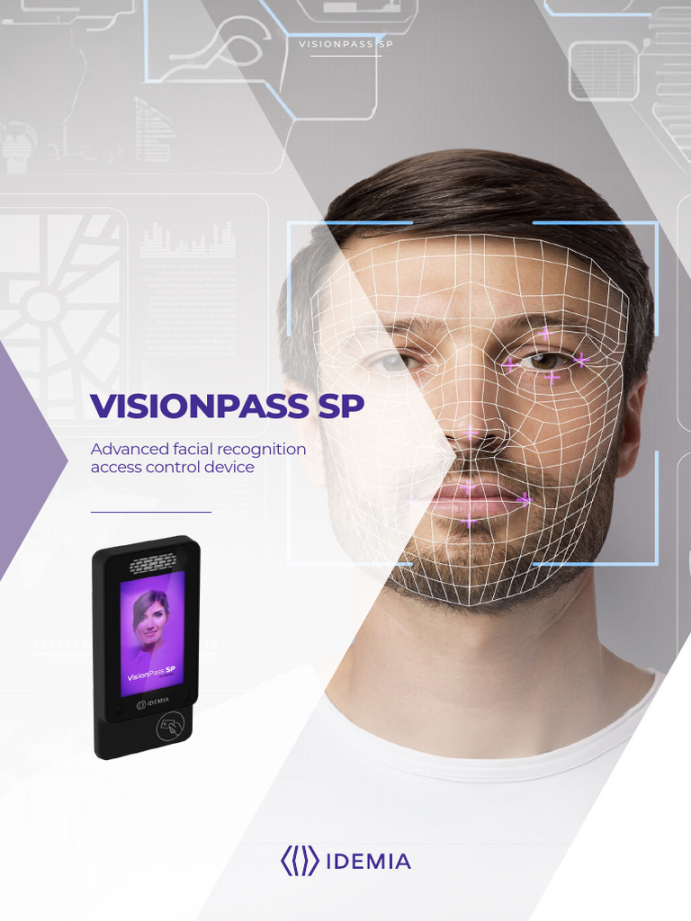 Brochure Visionpass SP Idemia 12012024 | PDF | Access Control | Biometrics