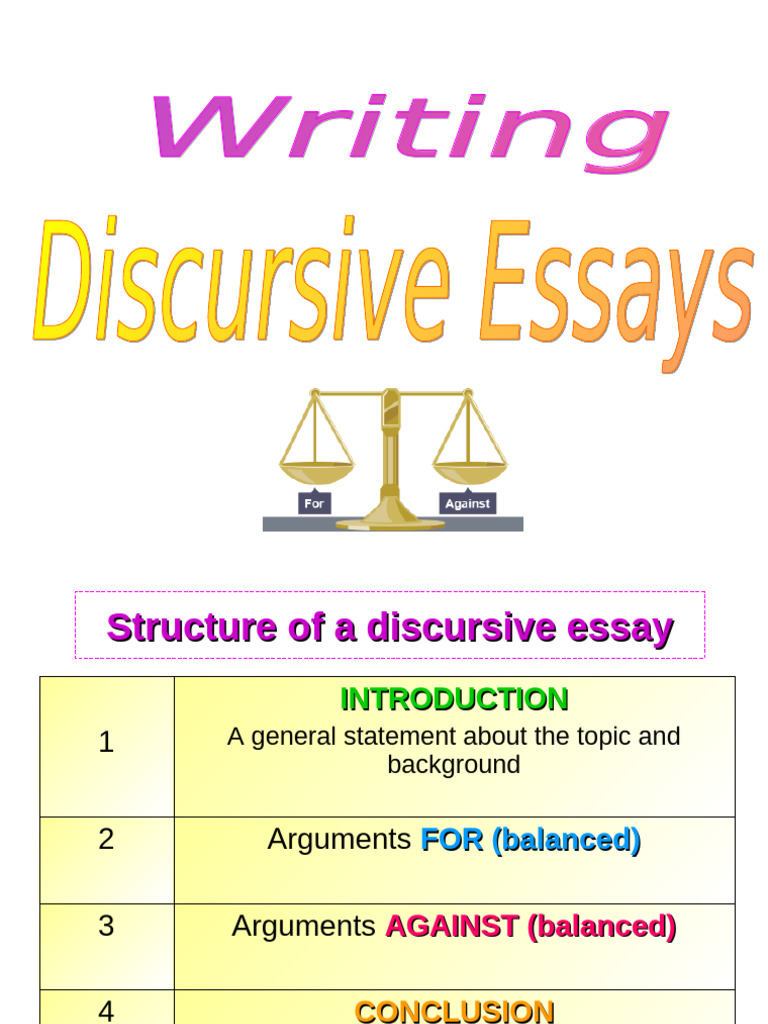 Structure of a Discursive Essay Guide | PDF | Essays