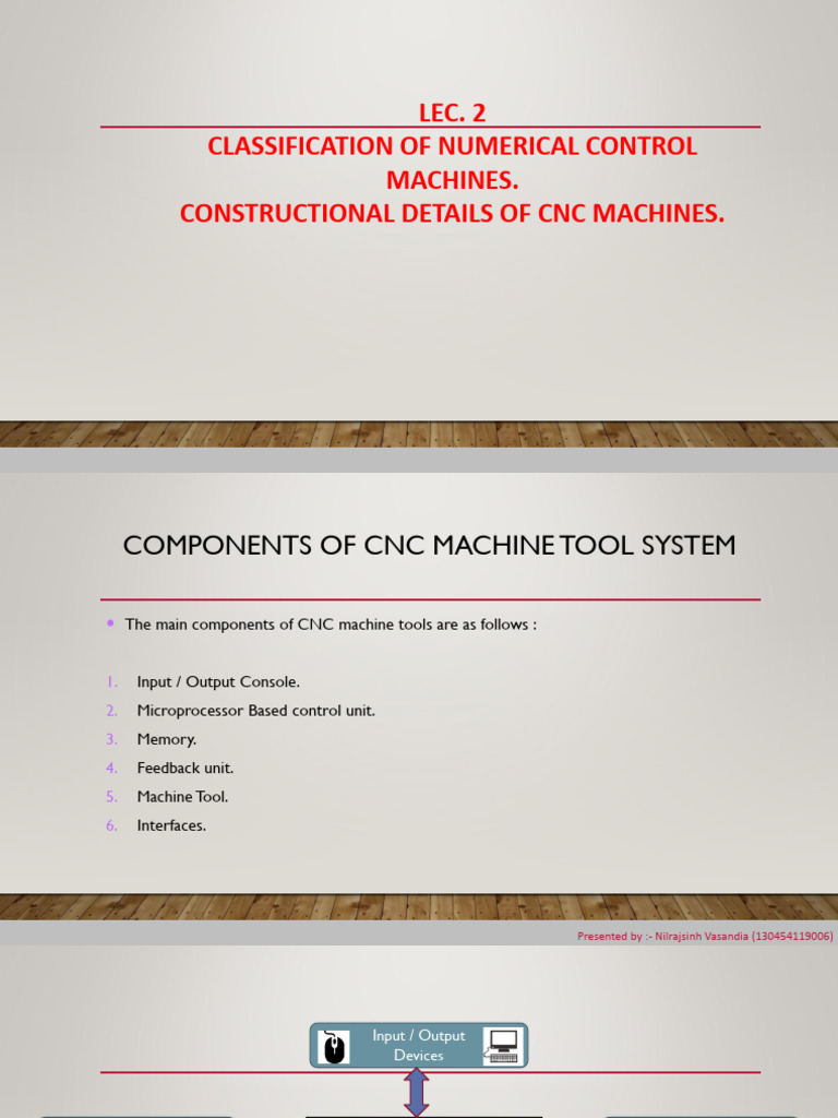 L2 - CNC Calssification, Constructional Details BT ME 516 | PDF | Numerical Control | Coordinate ...
