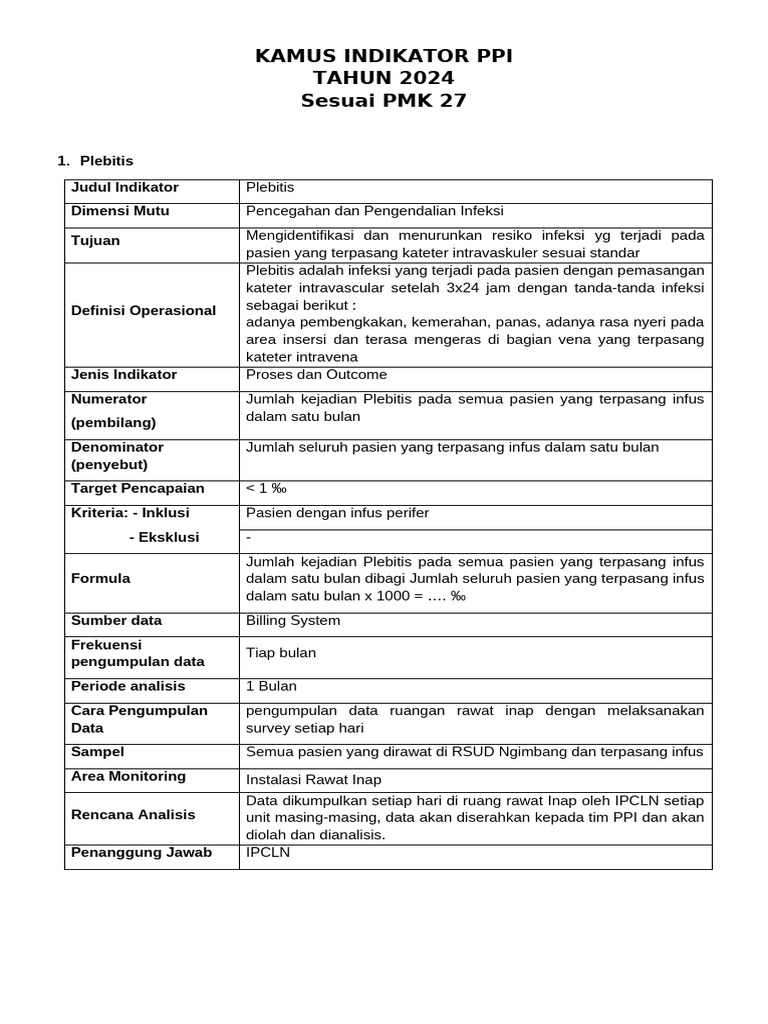 Kamus Indikator PPI 2024 | PDF | Sains & Matematika | Teknologi & Rekayasa
