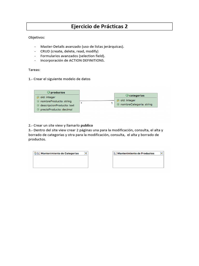 Ejercicio De Prácticas 2 2020 Pdf Computadoras