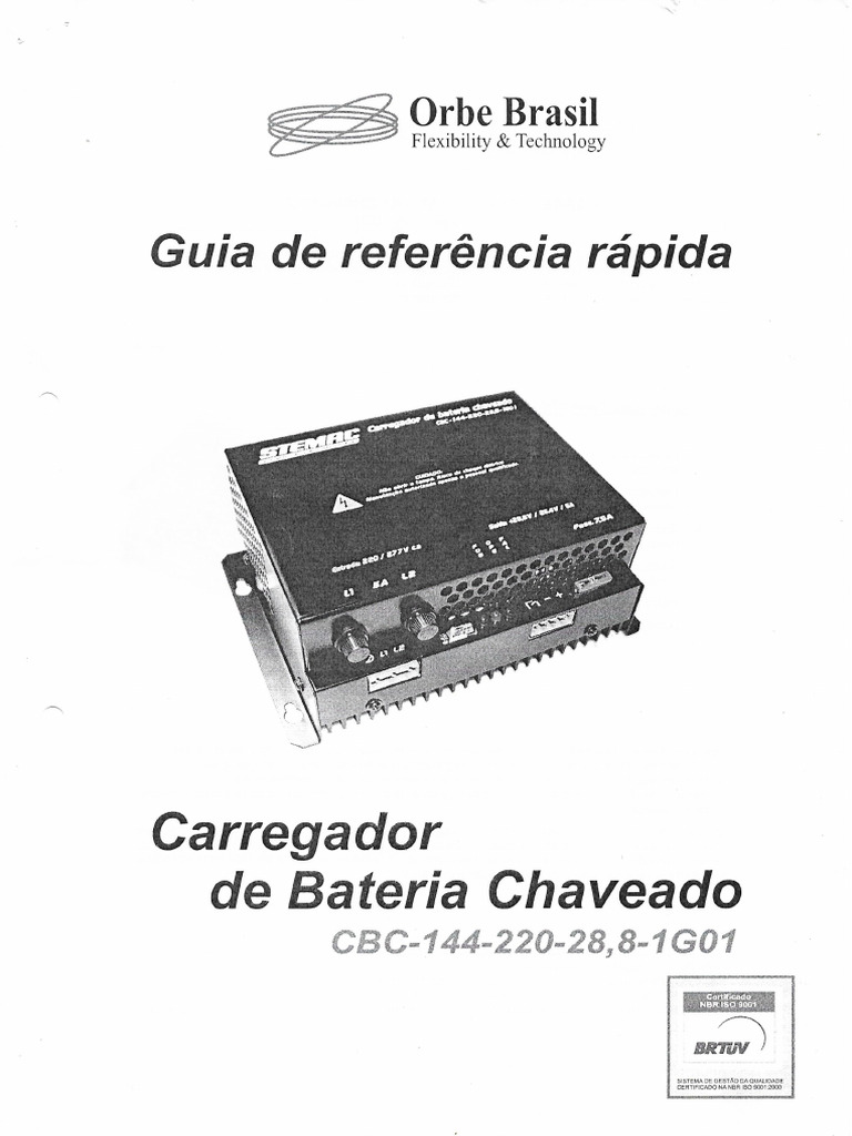 Guia Ref. Carregador Baterias GMG ARA2 | PDF