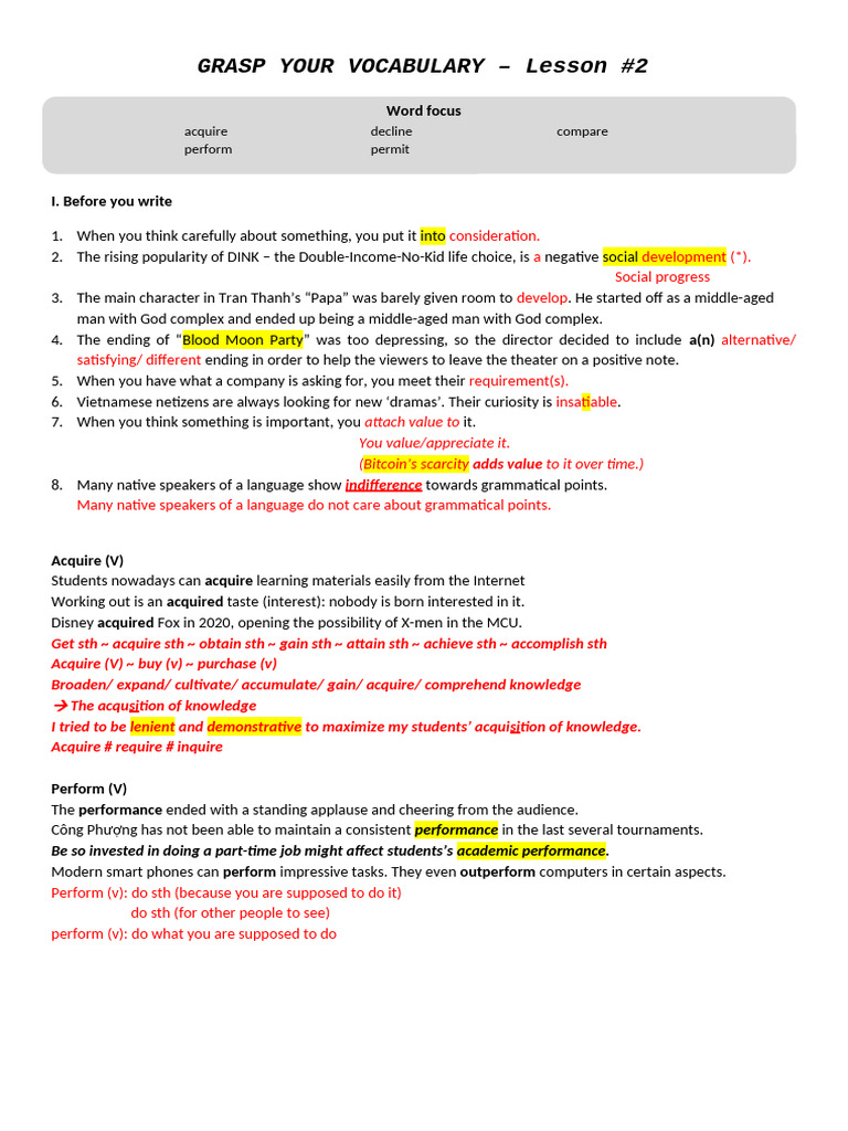 NLTA Lesson 2 Noted | PDF | Linguistics