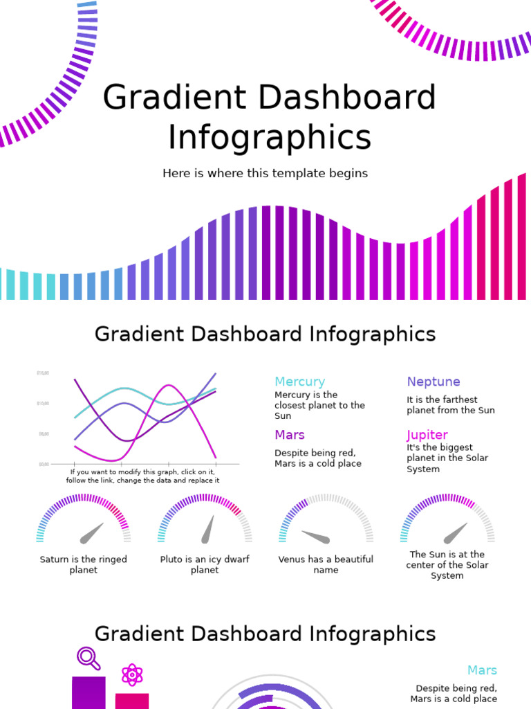 Gradient Dashboard Infographics | PDF | Planets | Planets In Astrology