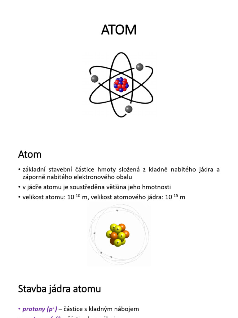 Stavba Atomu - P | PDF