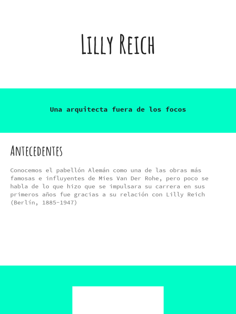 Lily Reich | PDF