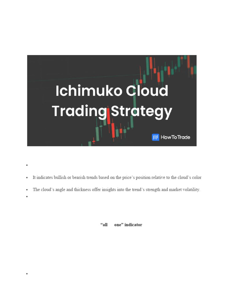 Ichimoku Cloud Trading Strategy - What Is It and How To Use It | PDF ...