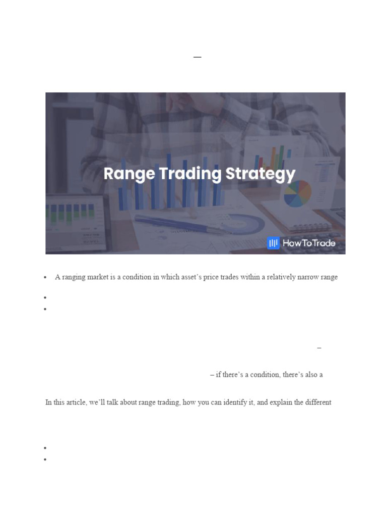 Range Trading Strategies Explained | PDF | Financial Markets | Investing