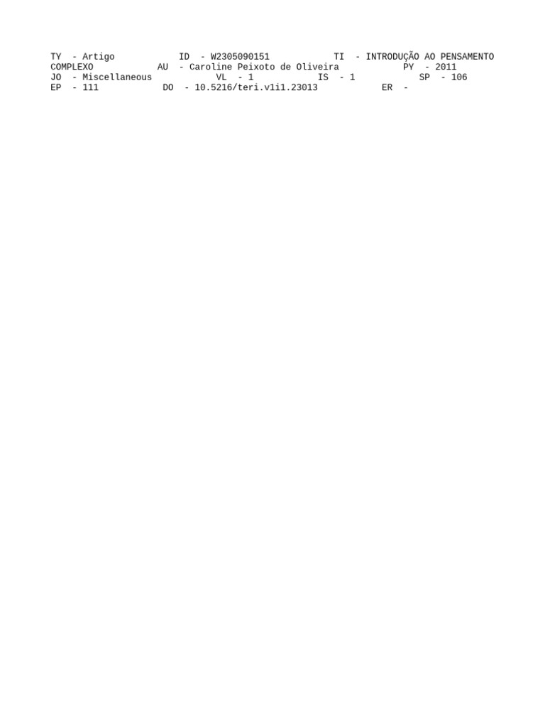 Periodicos CAPES RIS - Ris | PDF