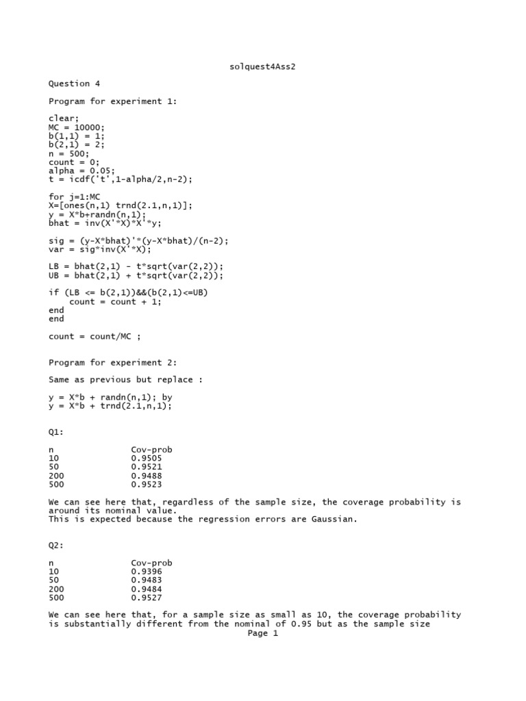 Econ 680 Assignment 2 Solution Q4 | PDF | Teaching Methods & Materials