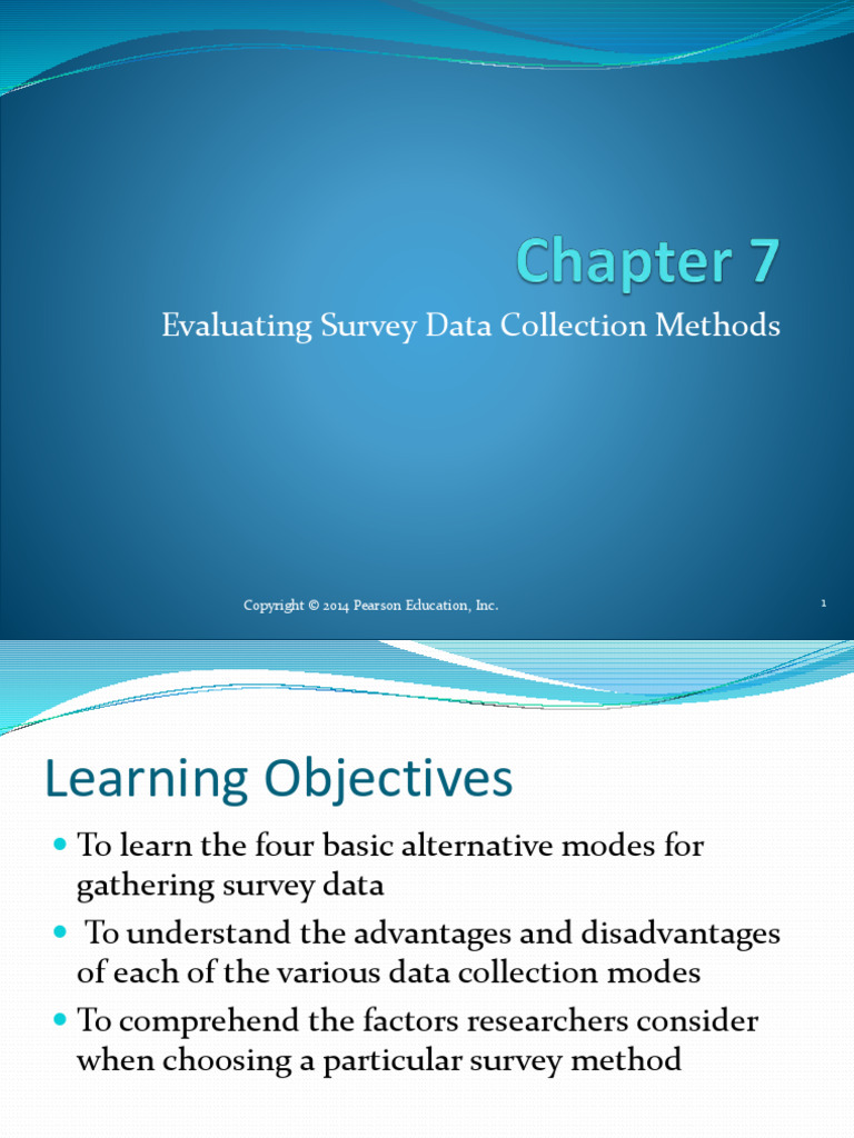 chapter 7 | PDF | Survey Methodology | Questionnaire