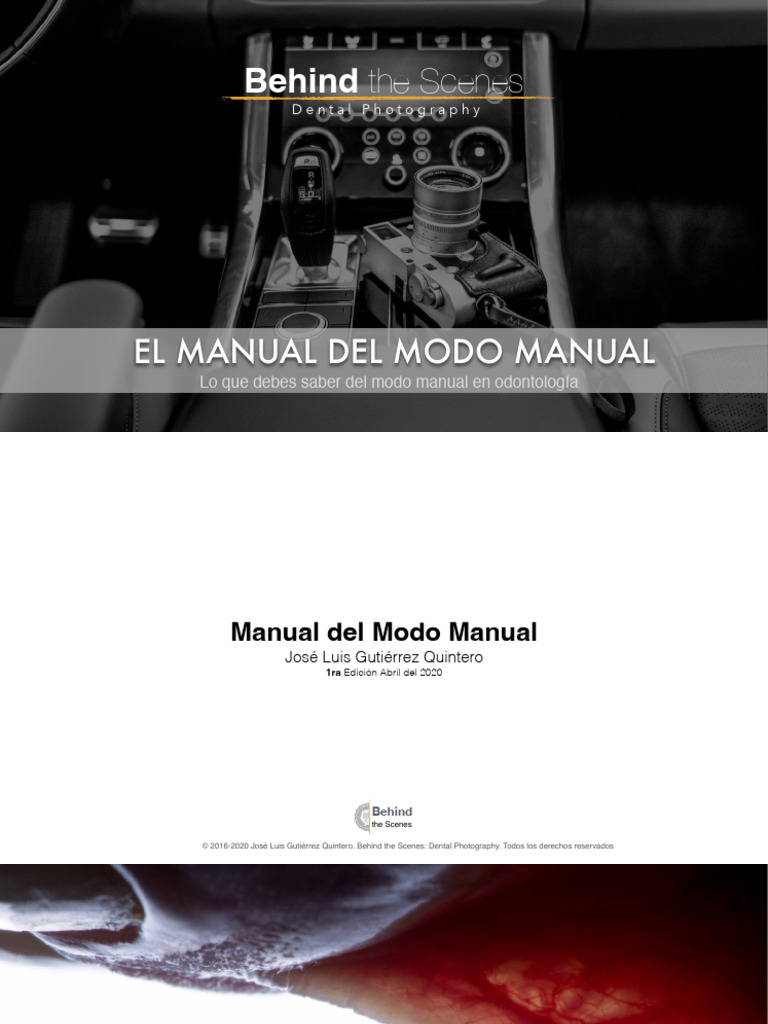 EL MANUAL DEL MODO MANUAL | PDF | Cámara | Formato de imagen sin procesar