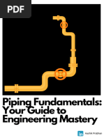 Piping Course Material Overview | PDF | Pipe (Fluid Conveyance) | Valve