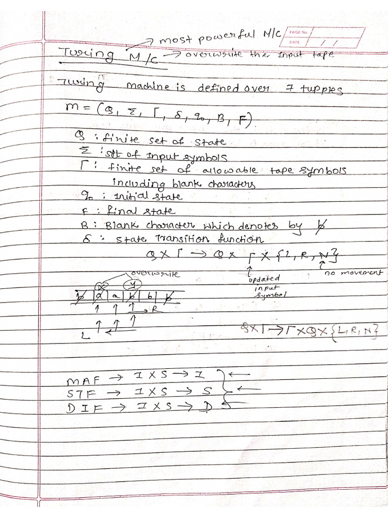 Module 5-Turing Machine | PDF