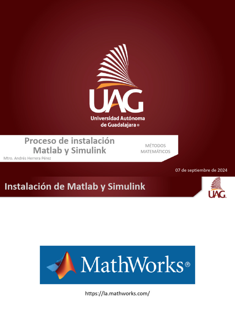 Proceso de Instalación - Matlab-Uag - 2024 | PDF | Informática